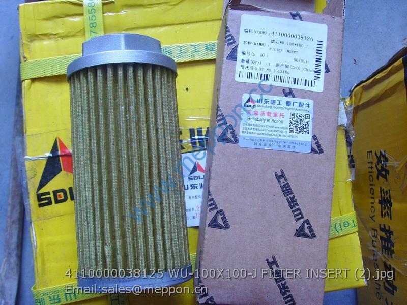 4110000038125 WU-100X100-J FILTER INSERT SDLG – Meppon Parts